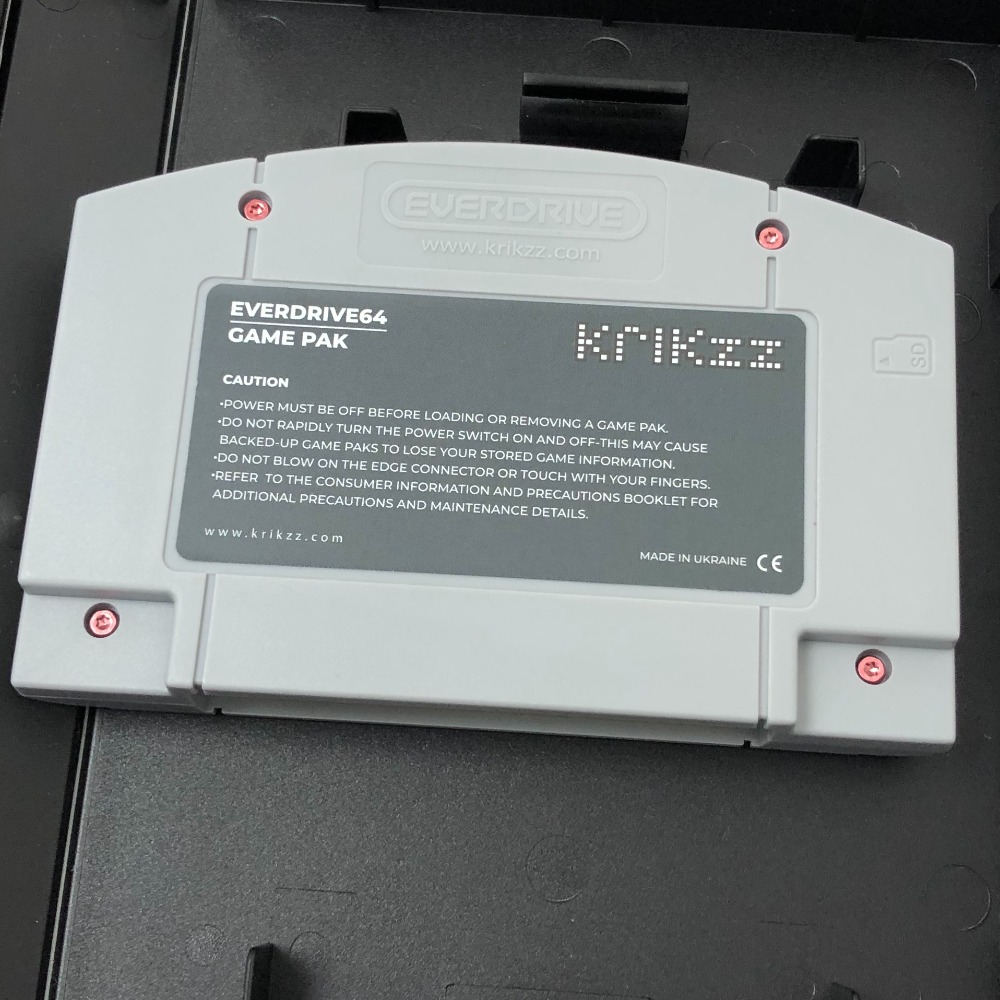Like New Nintendo 64 Everdrive 64 X7 Nintendo N64 Official Krikzz with SD card - Own4Less